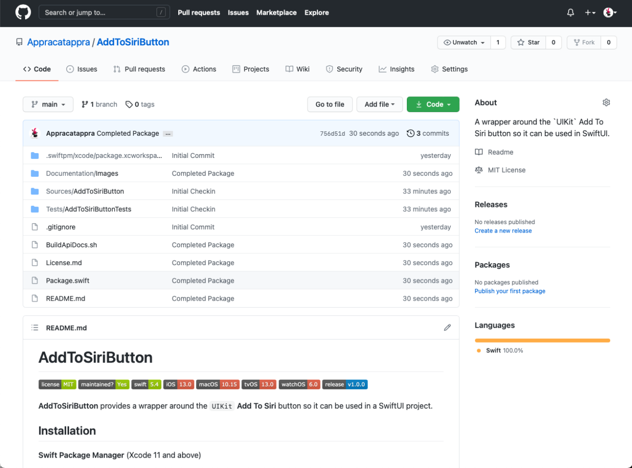 Releasing and Versioning Your Swift Package | Appracatappra, LLC.